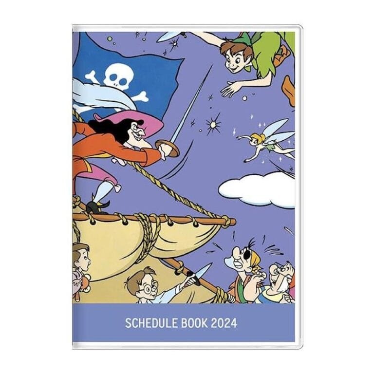 SUNSTAR 2024年版 Disney Retro Art Collection A6月間手帳 (PETER PEN ...