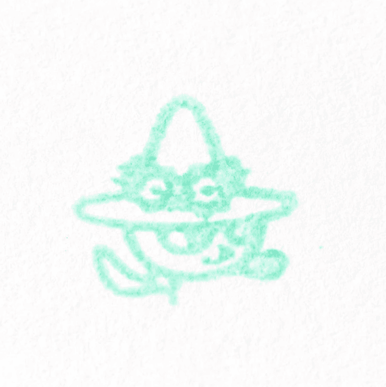 PILOT FRIXION stamp MOOMIN (Snufkin/綠) - THREADORY 幺川白水社